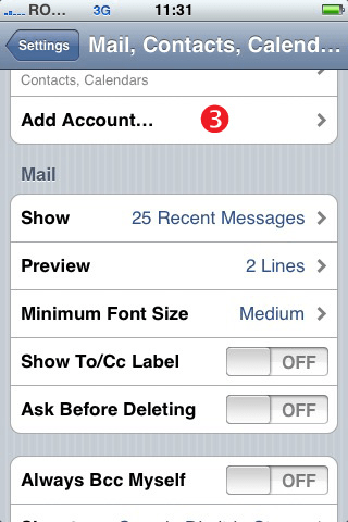 Setari Apple iPhone/iPad/iPod Touch, setare client email Apple iPhone ...