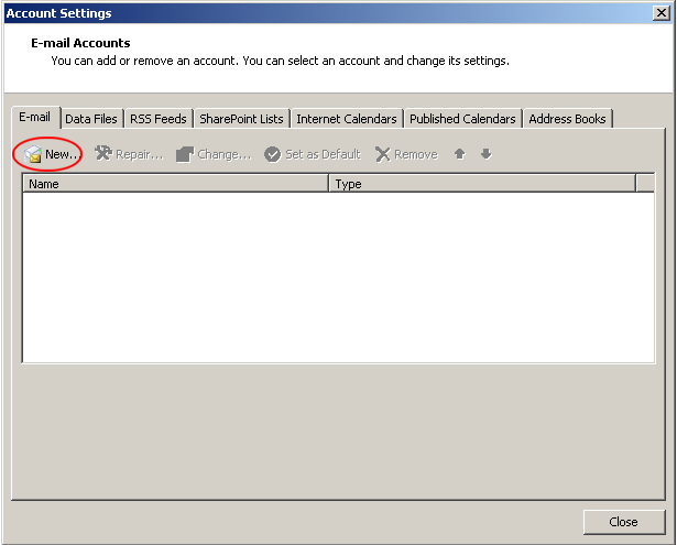 Setari Microsoft Outlook 2007, setare client email Microsoft Outlook ...
