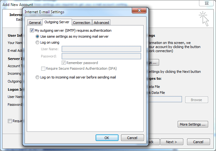 Setari Microsoft Outlook 2010, setare client email Microsoft Outlook ...