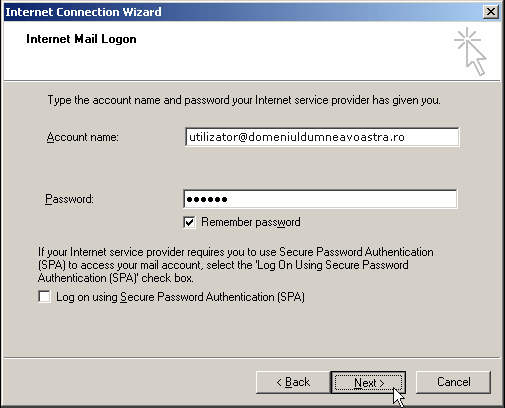 Setari Outlook Express, setare client email Outlook Express ...
